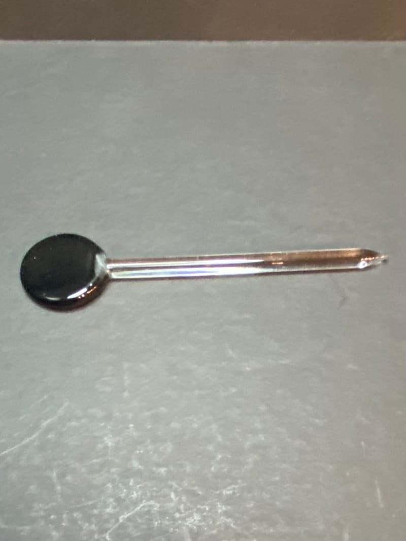 GDT-4: Jet Black Color Lollipop Tool. - Shockers Glass Studio