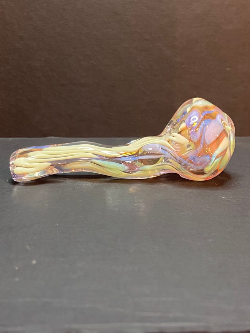 SP-108: Multi Color Fumed Inside / Out Sherlock Pipe. - Shockers Glass ...