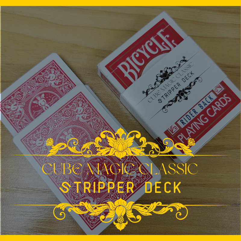 Bicycle Stripper Deck - Cube Magic