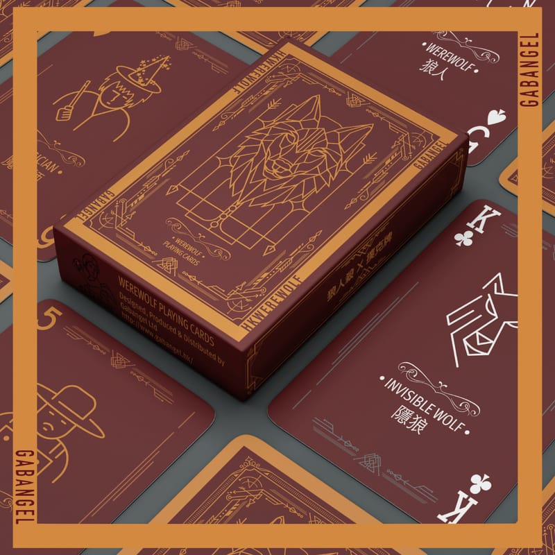 Werewolf playing cards - Cube Magic
