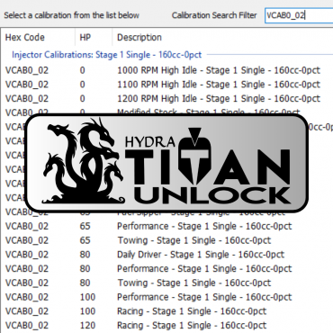 Titan Unlock – Modified Injector Tunes for the Hydra Chip - Moore's ...