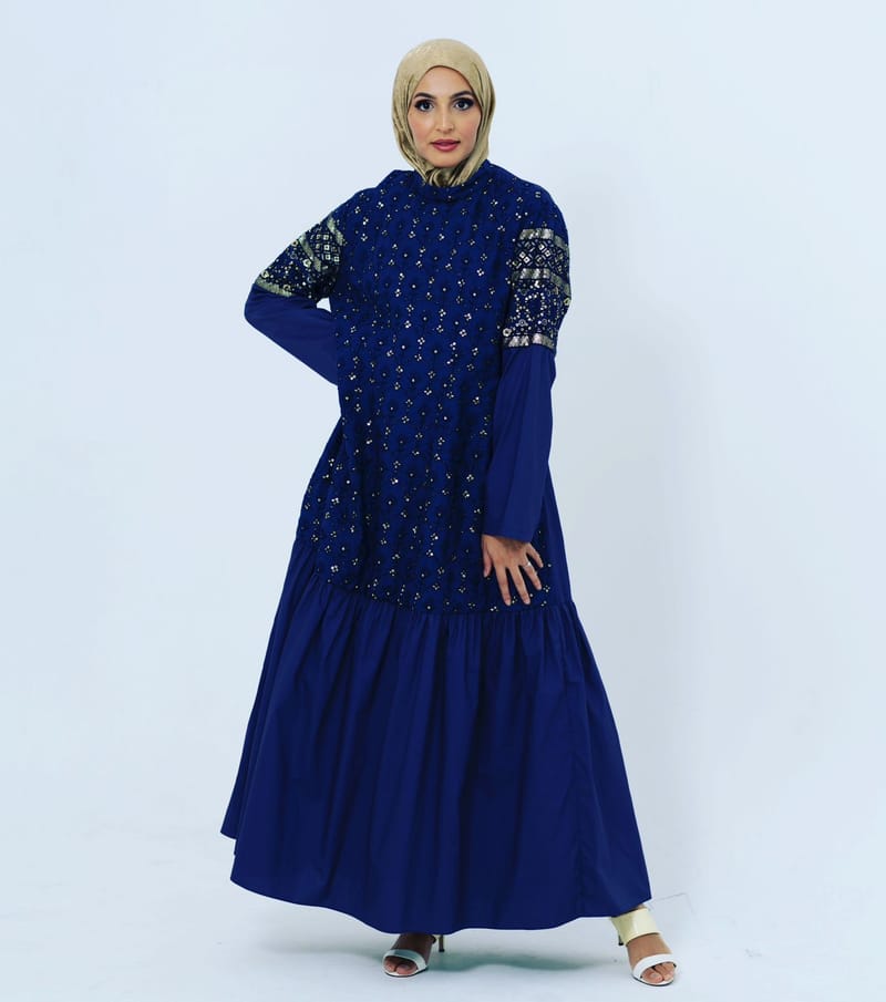 Unique Embroidered Dress - Dina Haggag Designs