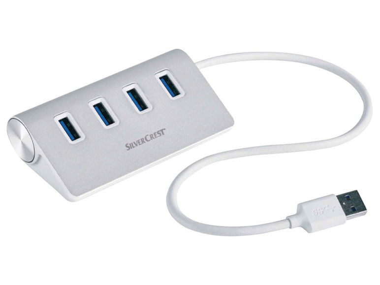 Silver Crest USB Hub 3.0 4 Port Distributor - CopyCat