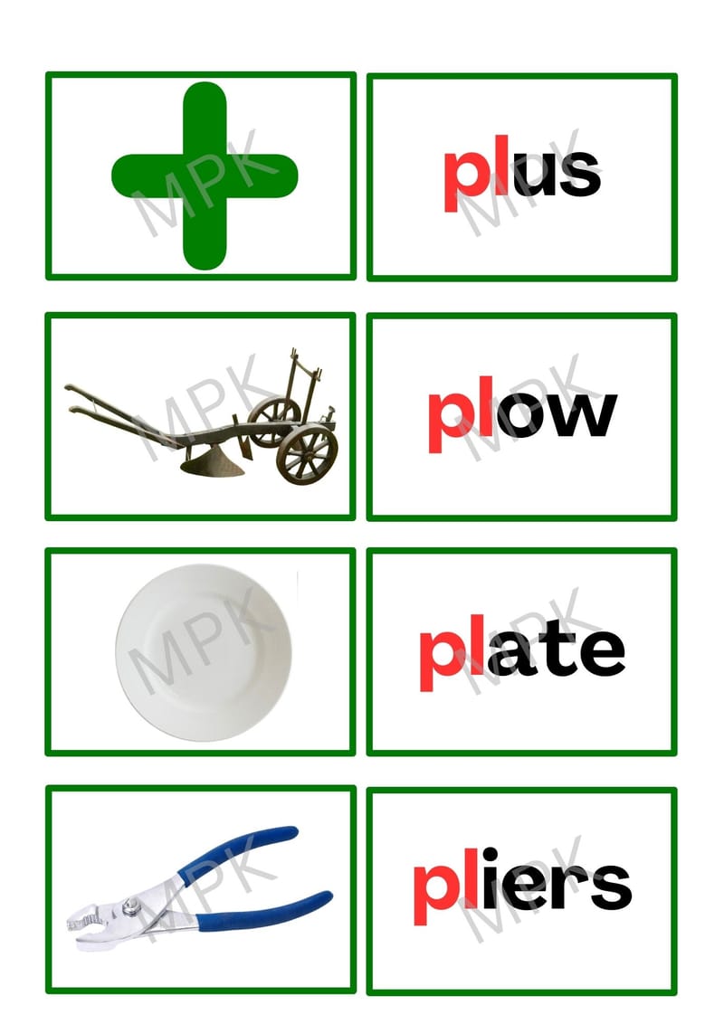 PINK SERIES Phonetic Word Lists (printed) - Montessori Printables Kenya