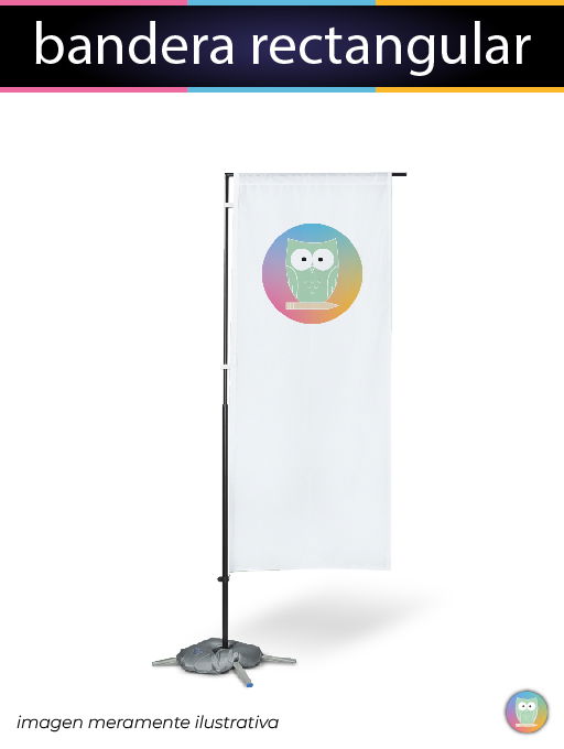 Bandera Banner Rectangular - Imprenta y Papelería Campanar