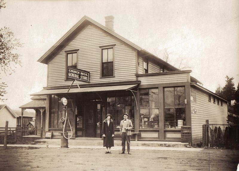 Church Brothers General Store 1920's - Gallery image 2 of 10