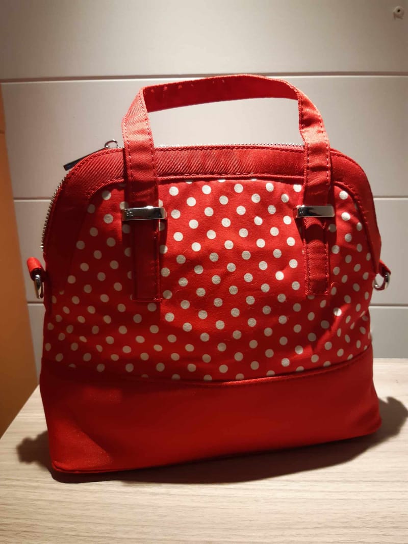 Ruby Shoo Riva Black Spot Bag - lindsayfashions of Ripon