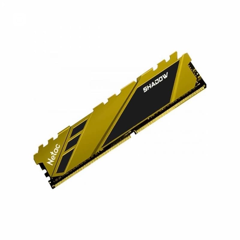 MEMORIA RAM NETAC SHADOW 8GB DDR4 3200MHZ YELLOW - TIENDA GAMER UY