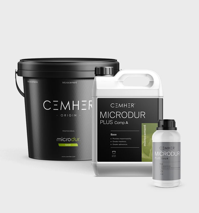 MICRODUR PLUS | Bicomponent Microciment - CEMENTART