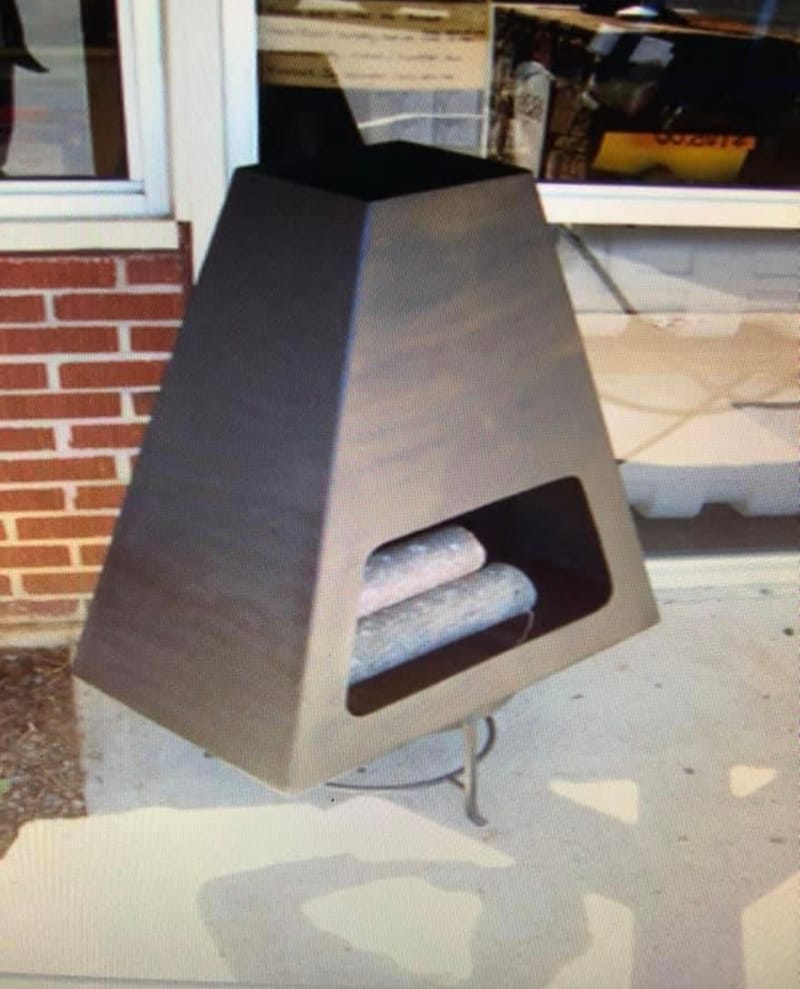 Custom built chimineas 3/16 Black Iron - Hasselbach Sheet Metal LLC