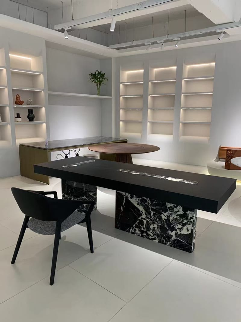 NATURAL MARBLE DINING TALBE BOARD - Sudege Trading Company