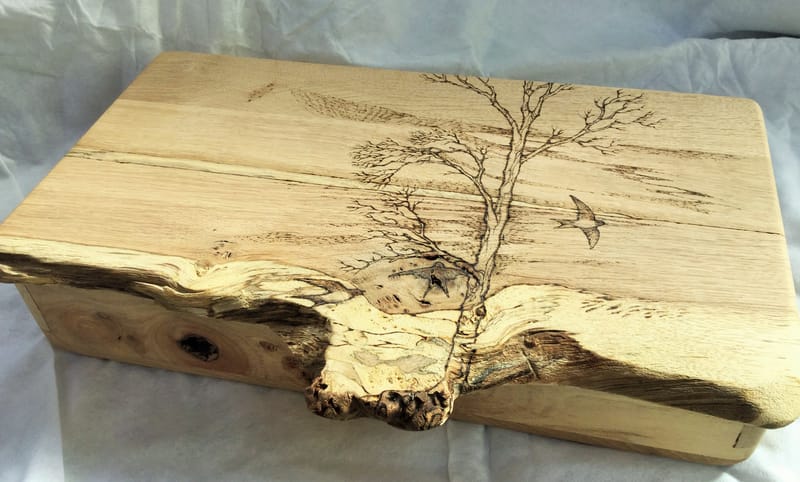 gail duncan pyrography, woodcraft by jim brown