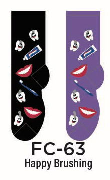 Happy Brushing Sock - Funtastic Fun Socks