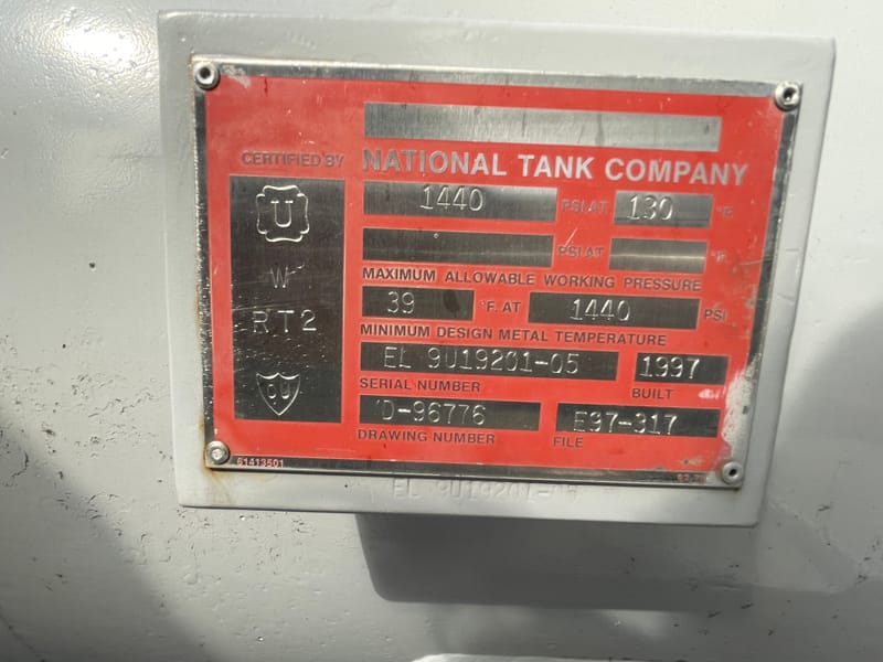 Vessels - TIGER INDUSTRIES INC