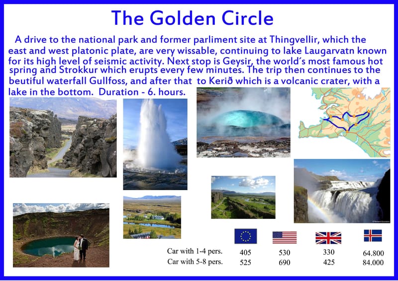 Golden circle tour - Borgarbilastodin.Ehf