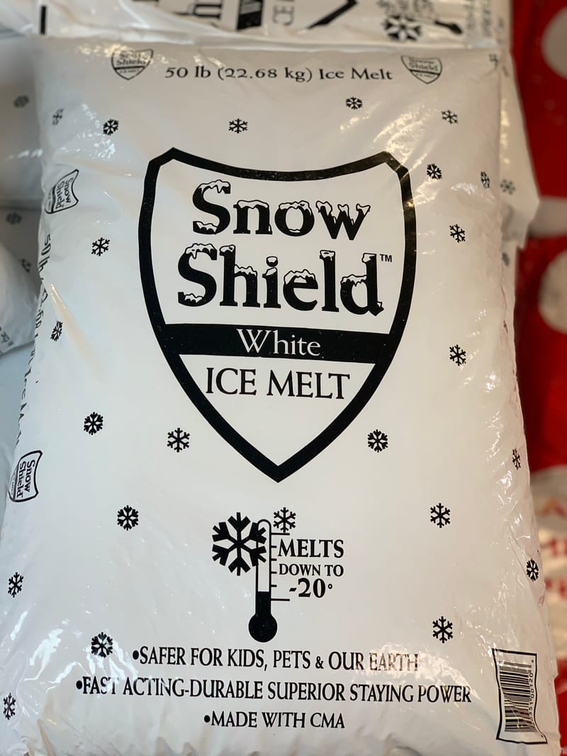 Snow Shield Ice Melt Blend 50lb bags - www.1ststateseed.com