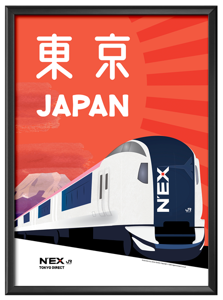 Japanese trains - Art Parade train posters