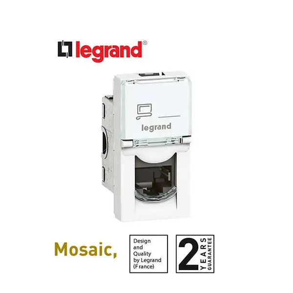 LEGRAND 572349 RJ45 Socket Arteor Cat.6A UTP 1 Module White
