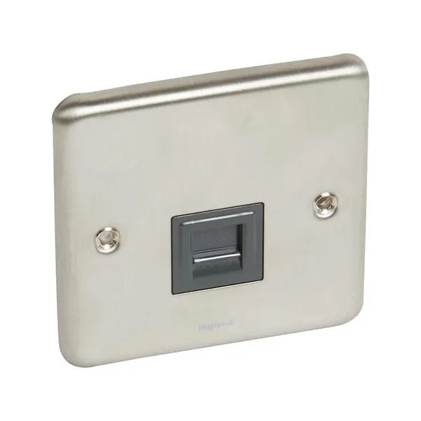 LEGRAND 833054 Telephone Socket Synergy -RJ 11/RJ 12 -Single
