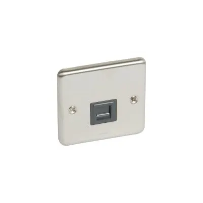 LEGRAND 833056 Data Socket CAT 6 RJ45 Stainless Steel