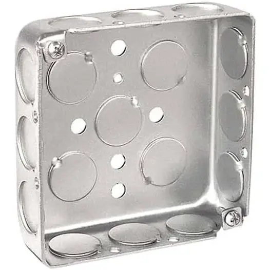 ITCC 52151 - Square Box, 4", 1 1/2" Deep 3/4" KO