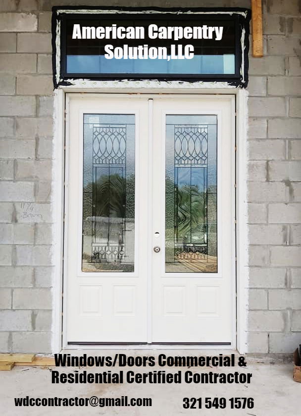 Doors Commercial/Residential professional installation trim work