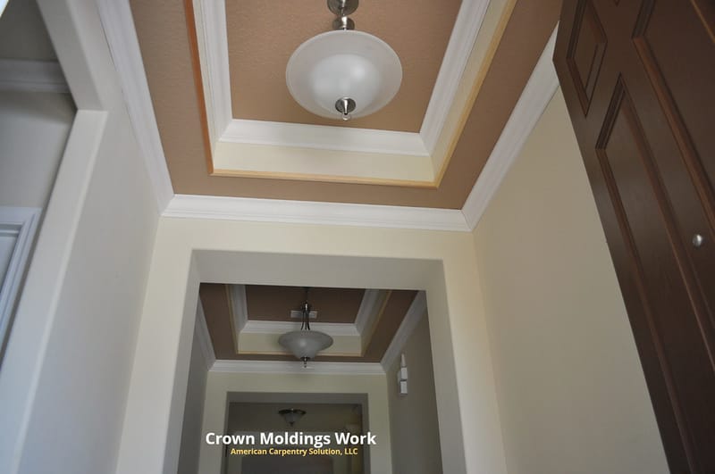 Custom Carpentry work, Door Replacement, Interior Trim work.