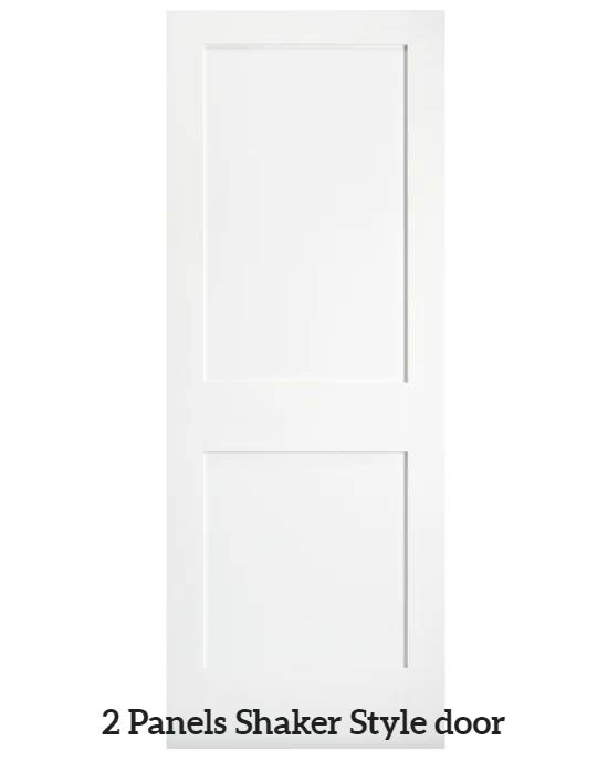 2 PANELS SOLID SHAKER STYLE INTERIOS DOOR - AMERICAN CARPENTRY SOLUTION ...