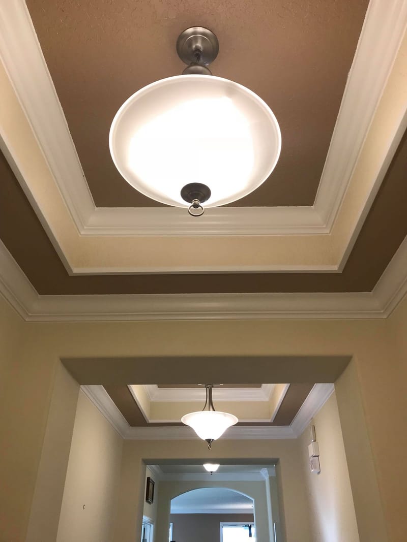 COFFER'S CROWN MOLDINGS WORK - AMERICAN CARPENTRY SOLUTION, LLC