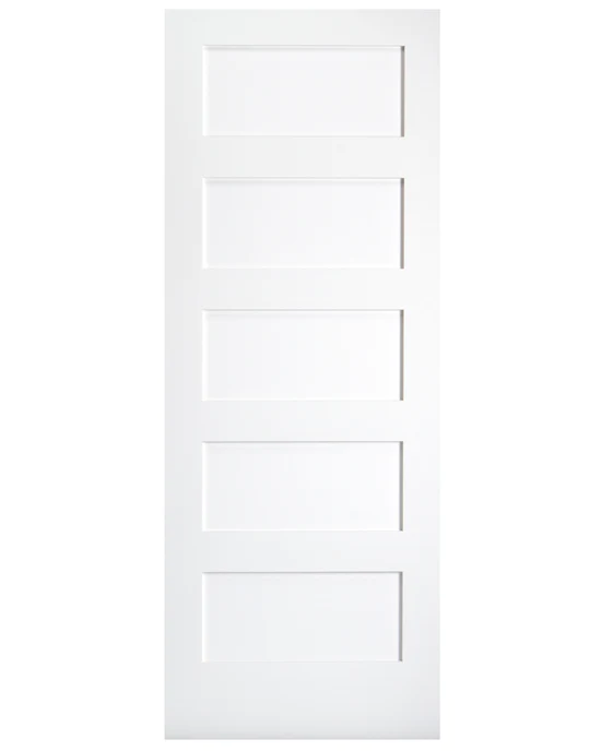 5 PANELS SHAKER INTERIOR DOOR PANEL - AMERICAN CARPENTRY SOLUTION