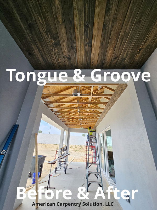 Tongue & Grooved Ceilings - AMERICAN CARPENTRY SOLUTION, LLC