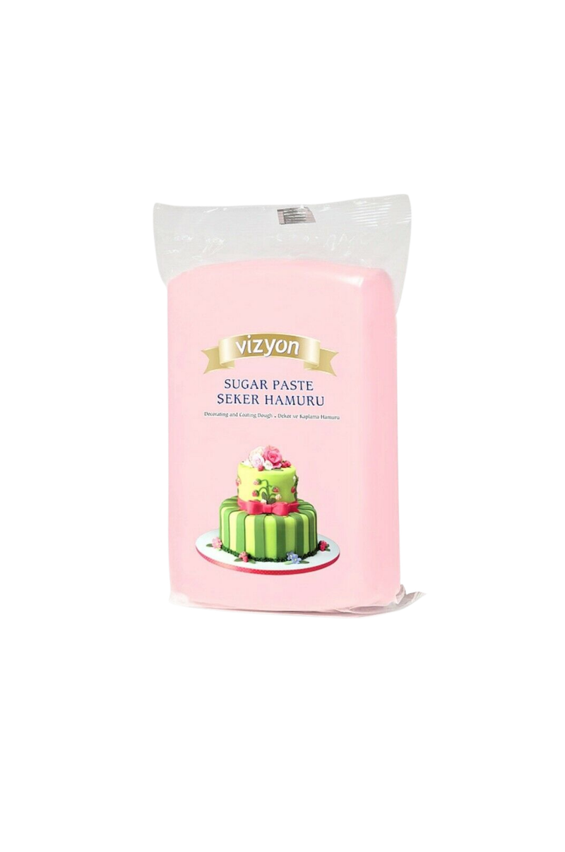 Vizyon Ready to Roll Fondant 250g Light Pink