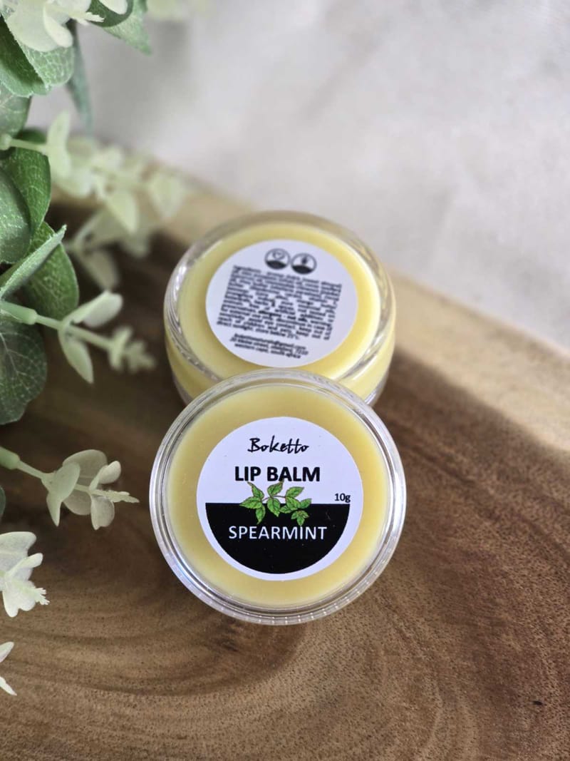 Spearmint Lip Balm Tub - Boketto