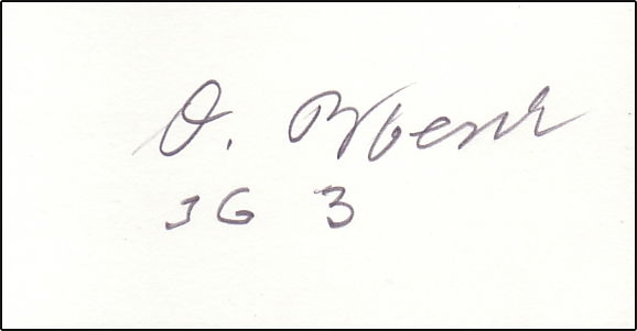 Boesch, Oscar - pencil signature - CCB Aviation