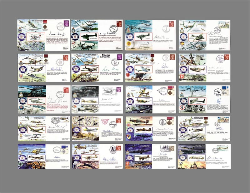 Battle of Britain 50th Anniversary Commemorative Covers - 20 editions ...