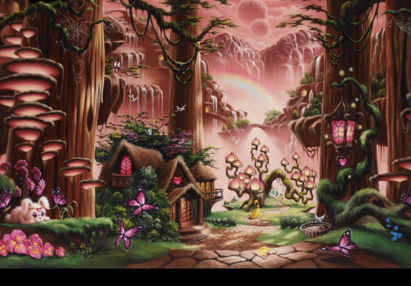 RAINBOW COTTAGE……61x122 cm (24x48 in)……Oil on Canvas….. - Christopher ...