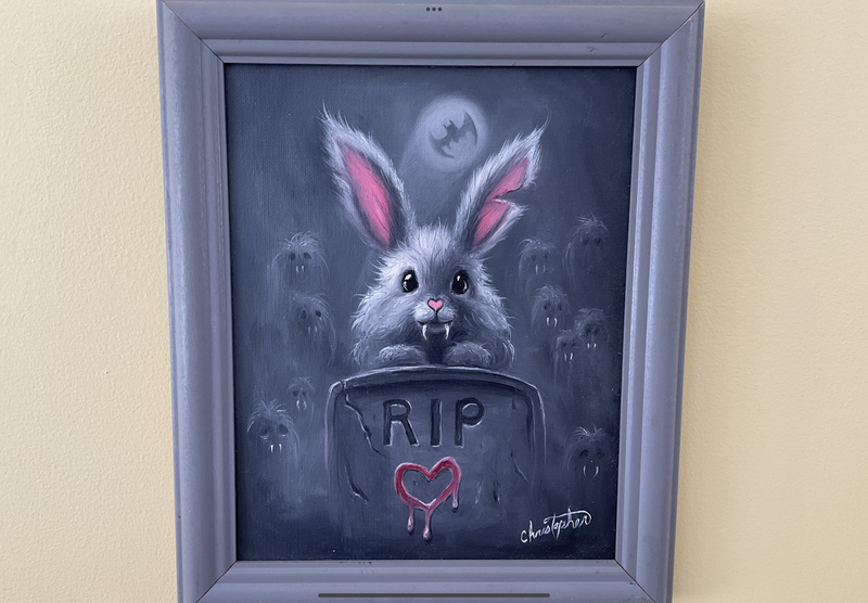 R.I.P…….25x20 cm (10x8 in)……Oil on Canvas…… - Christopher Pollari Artist