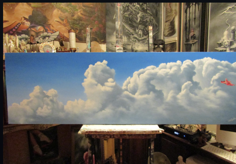 CLOUD PAINTING……Oil on Canvas…… - Christopher Pollari Artist