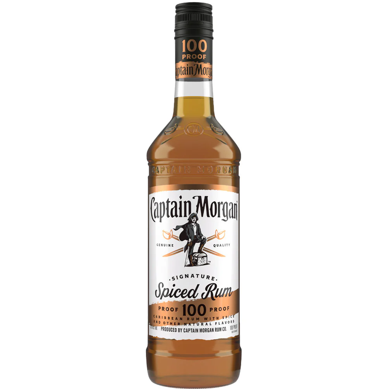 Captain Morgan 100 Proof Spiced Rum 750 ML