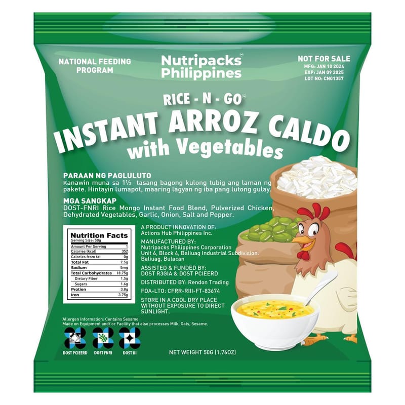 Instant Champorado – Ready in 5 Mins | DOST-FNRI RMIB |Rice-N-Go®