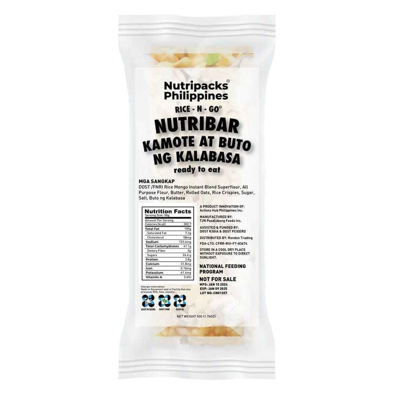 Ready-to-Eat Nutri-Snacks - Nutripacks Philippines Corporation