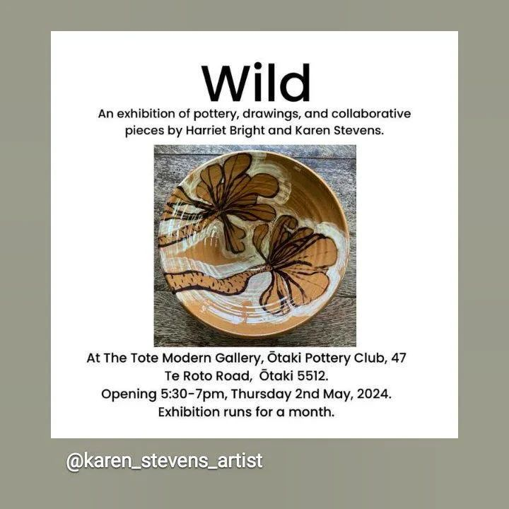 'Wild' Exhibition - Harriet Bright Pottery