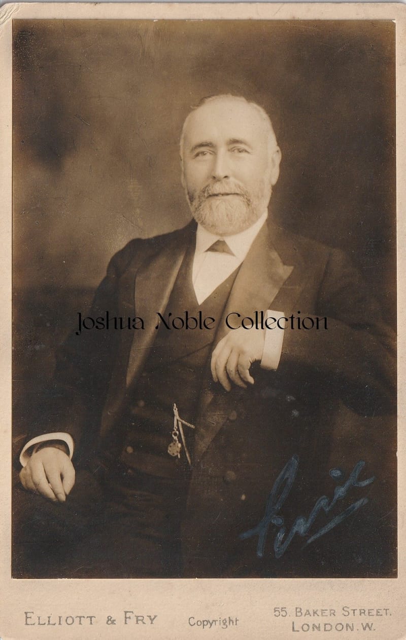Lord Pirrie Signed Photo - Titanic Legacy