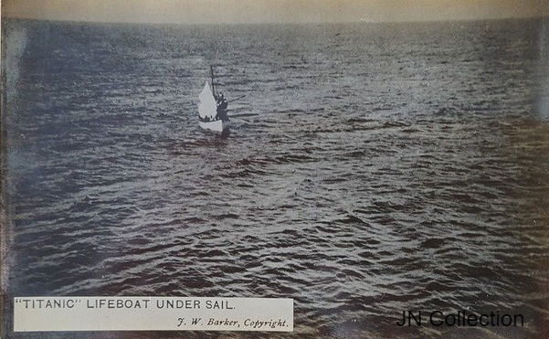 Titanic Lifeboat Photo Postcard - Titanic Legacy Titanic Lifeboat Photo Postcard - Titanic Legacy