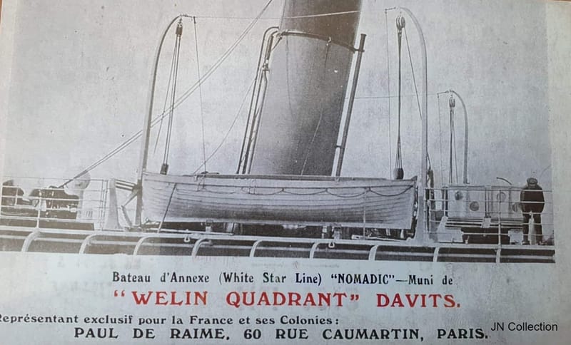 SS Nomadic Lifeboat Davits - Titanic Legacy