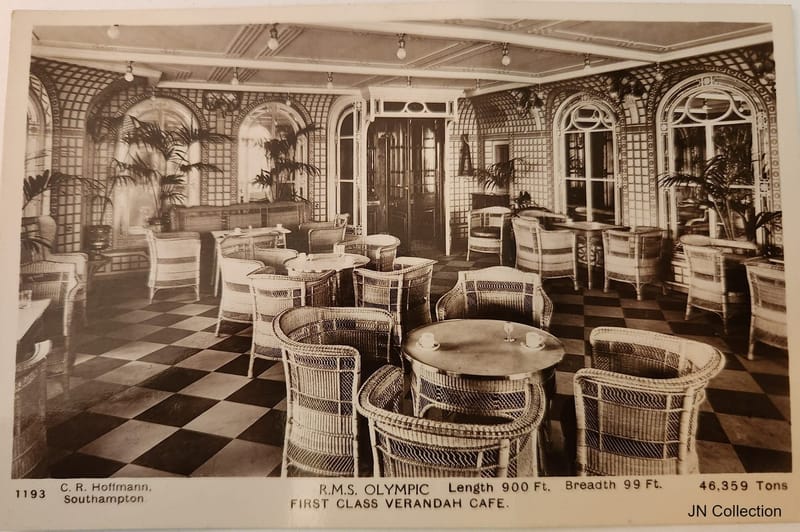 RMS Olympic Verandah Cafe - Titanic Legacy