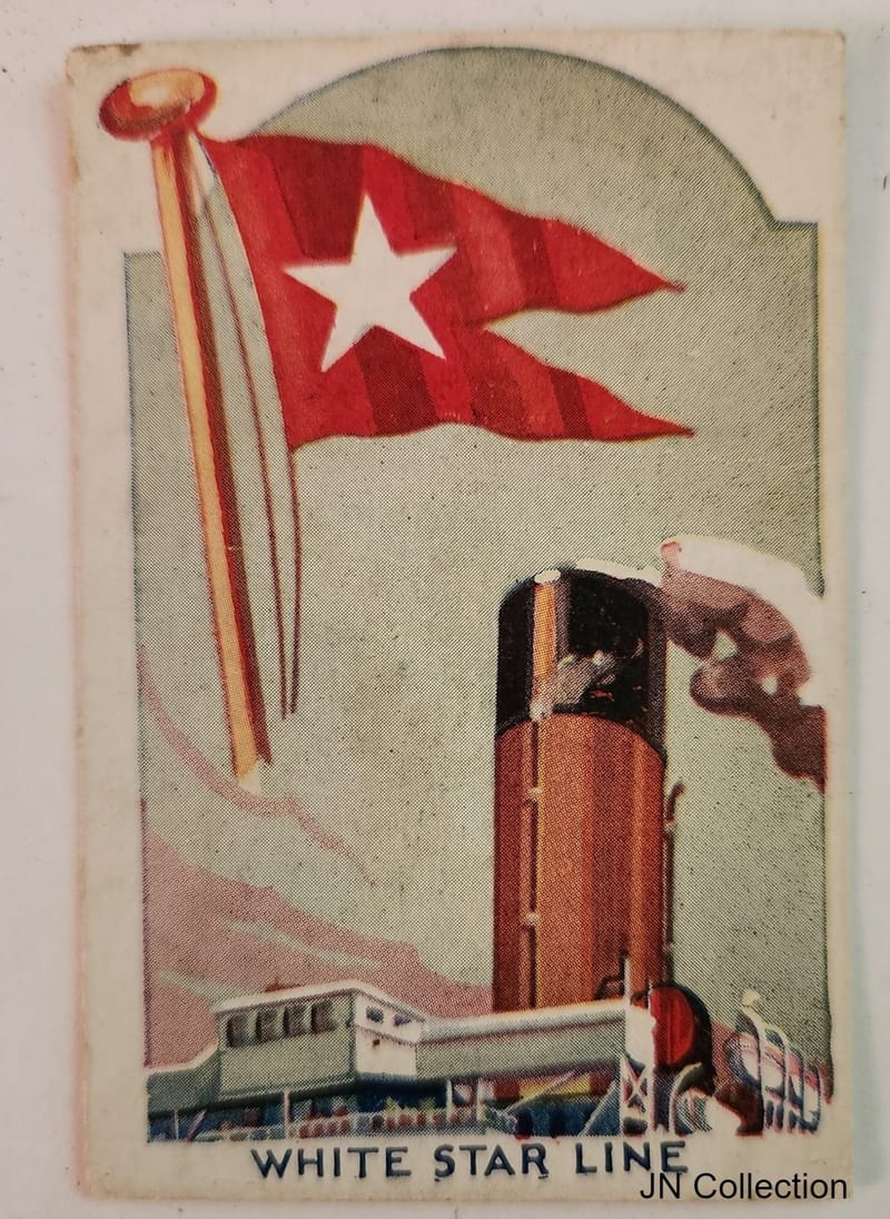 White Star Line Card - Gallery image 156 of 229 - Titanic...